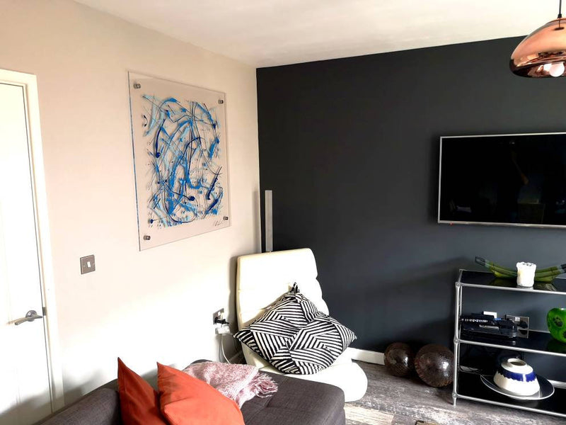 Blue Square splash Art – Splash Art by Ben